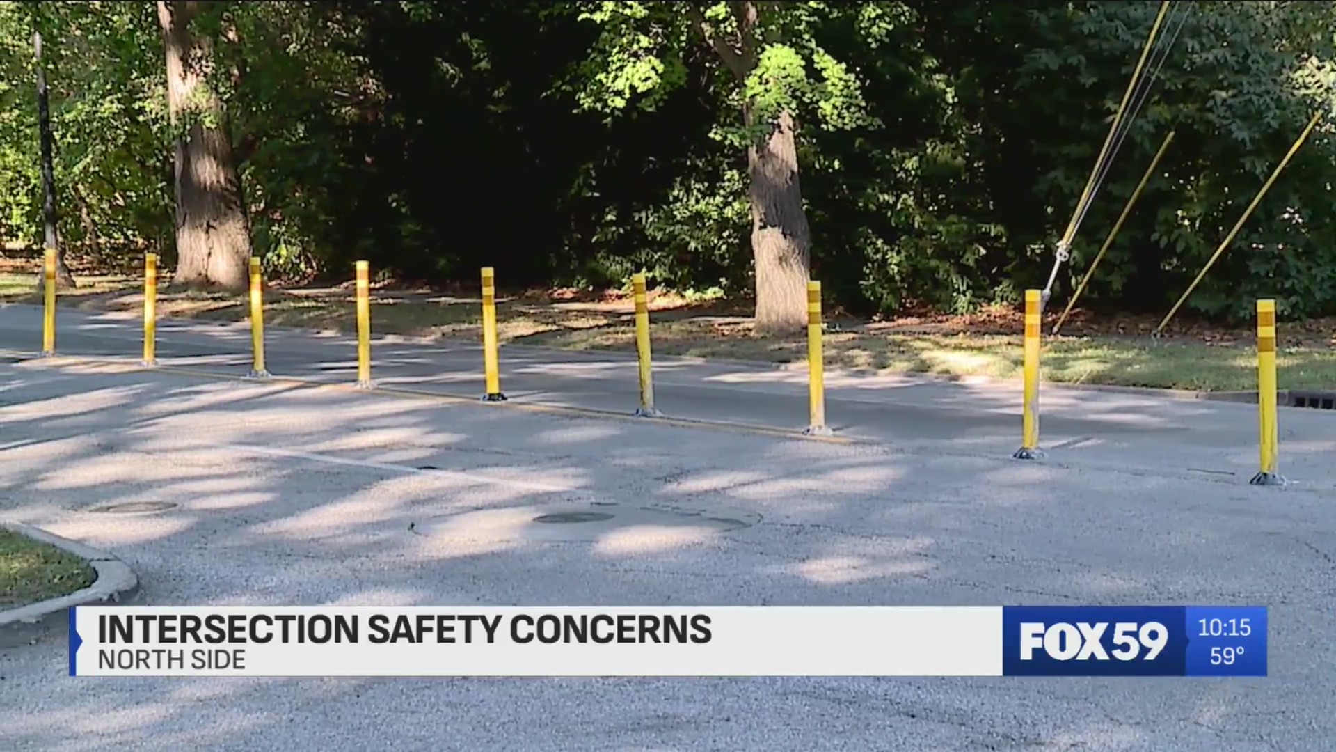New bollards working to curb crashes on Indy’s north side, neighbors ...
