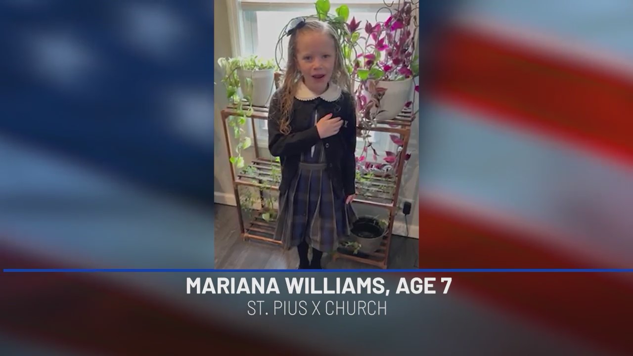 Mariana gives us our daily Pledge of Allegiance! – NEWS10 ABC