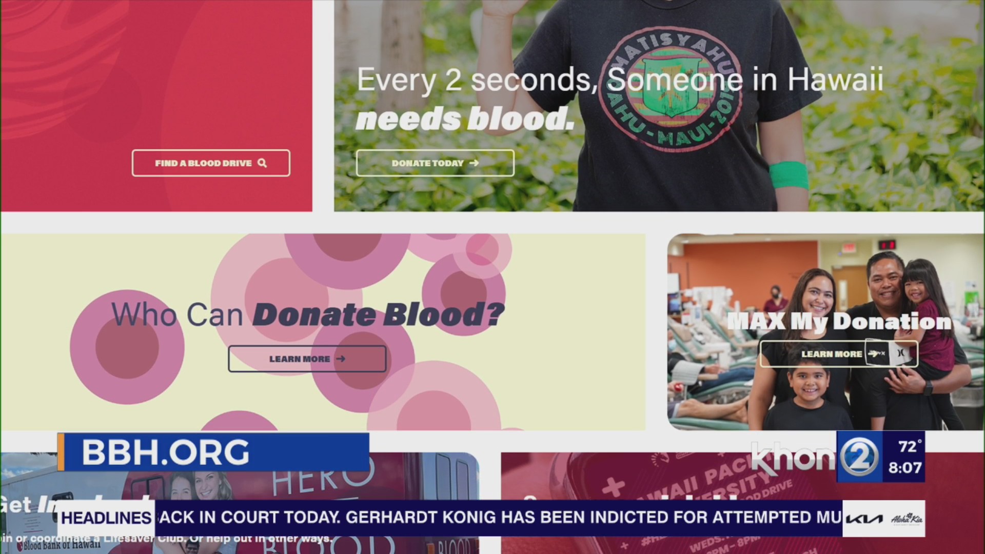 Save lives by donating today at Blood Bank of Hawaii – KHON2