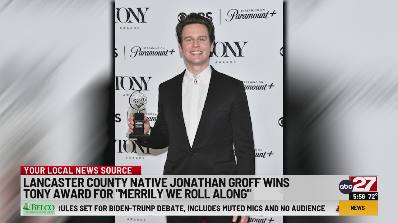 Lancaster County native Jonathan Groff wins Tony Award – ABC27