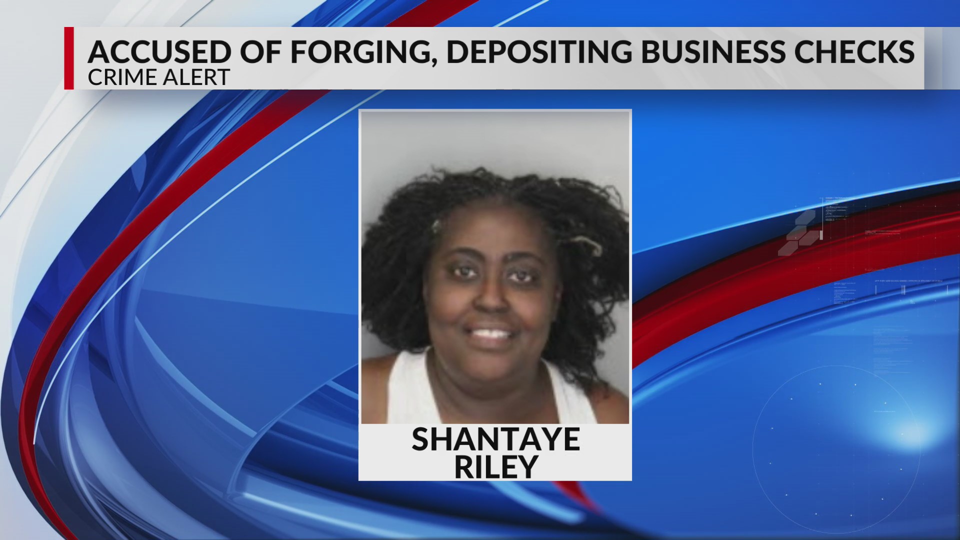 Woman accused of forging, depositing business checks worth thousands ...