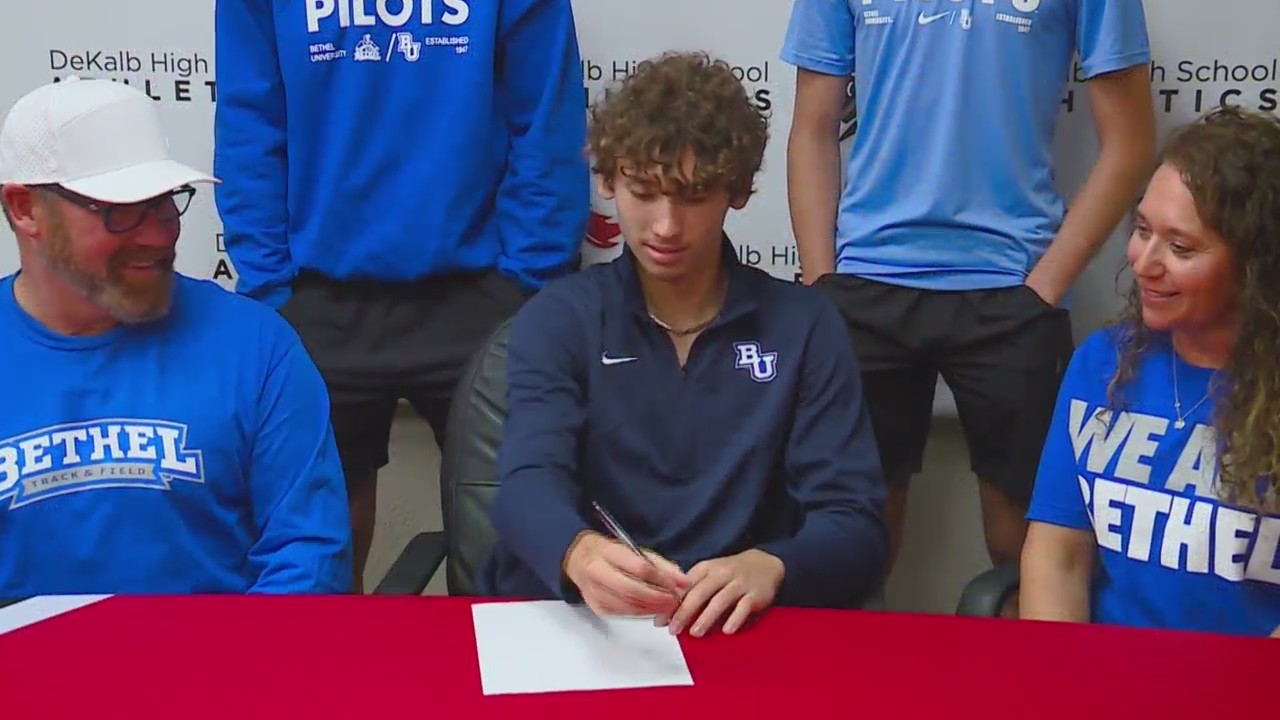 DeKalb’s Dylan Wilson signs to run track and Bethel University – WANE 15