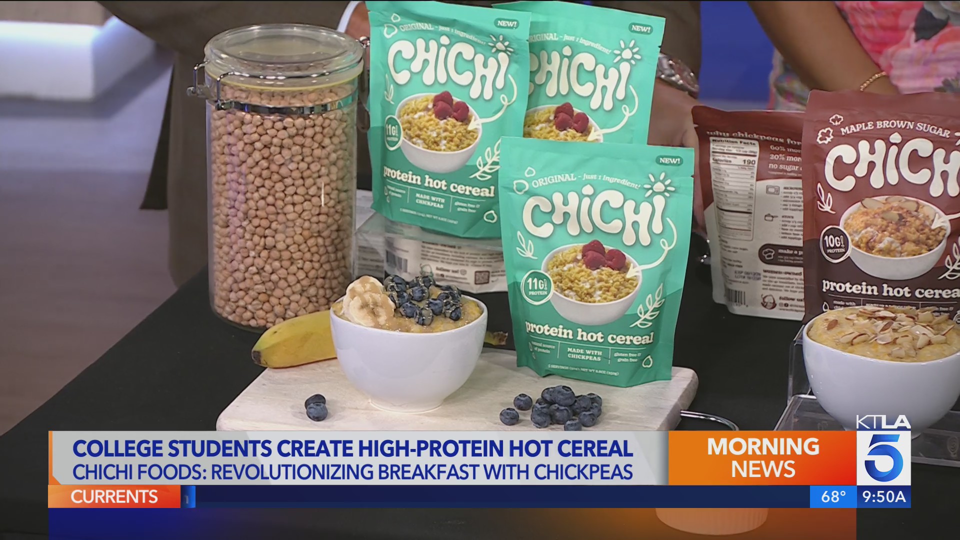 College students create high-protein hot cereal – KTLA