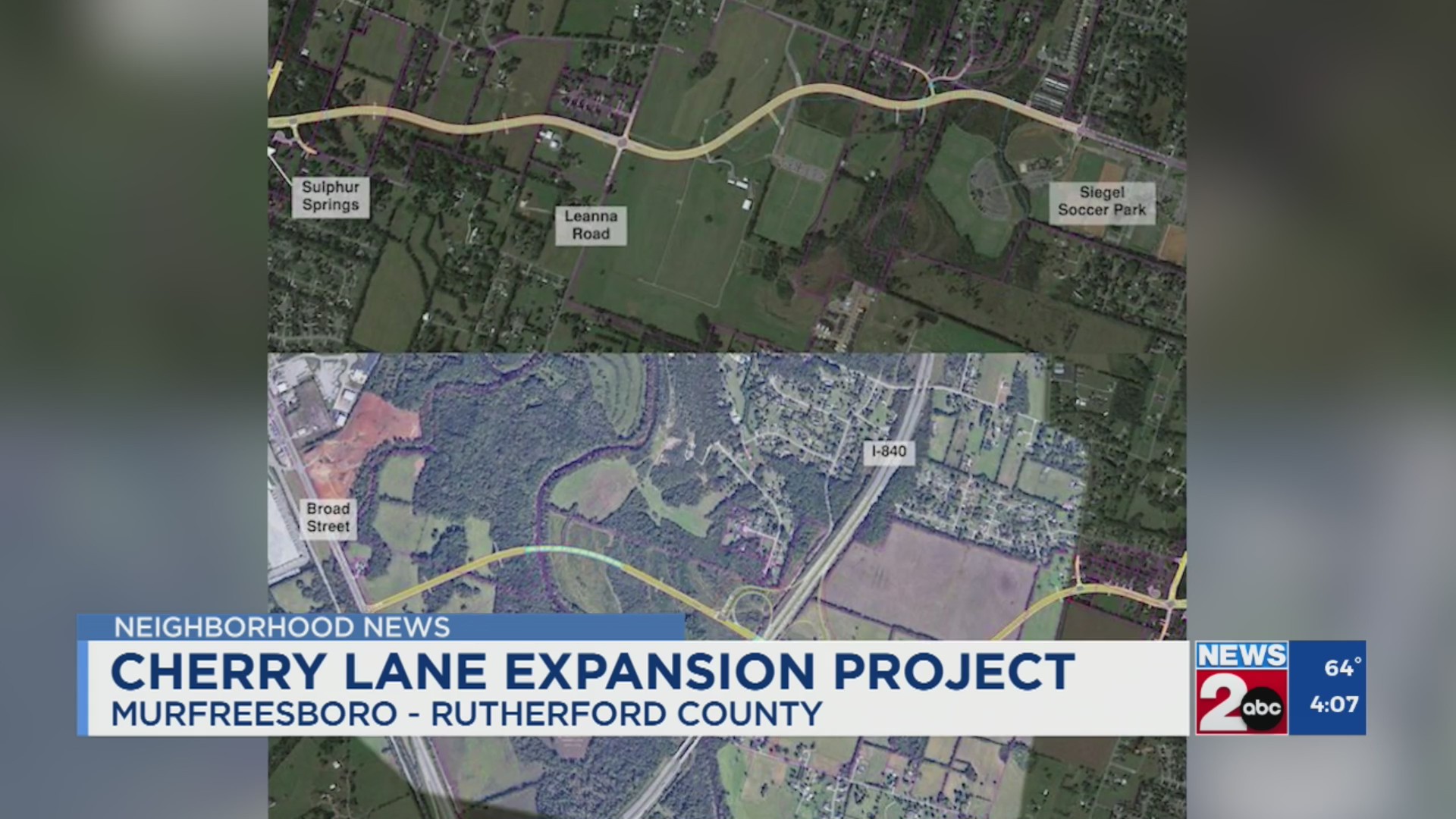 Update on Cherry Lane expansion project in Murfreesboro – WKRN News 2