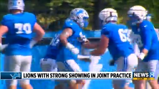 Lions with strong showing in joint practice – WGNO