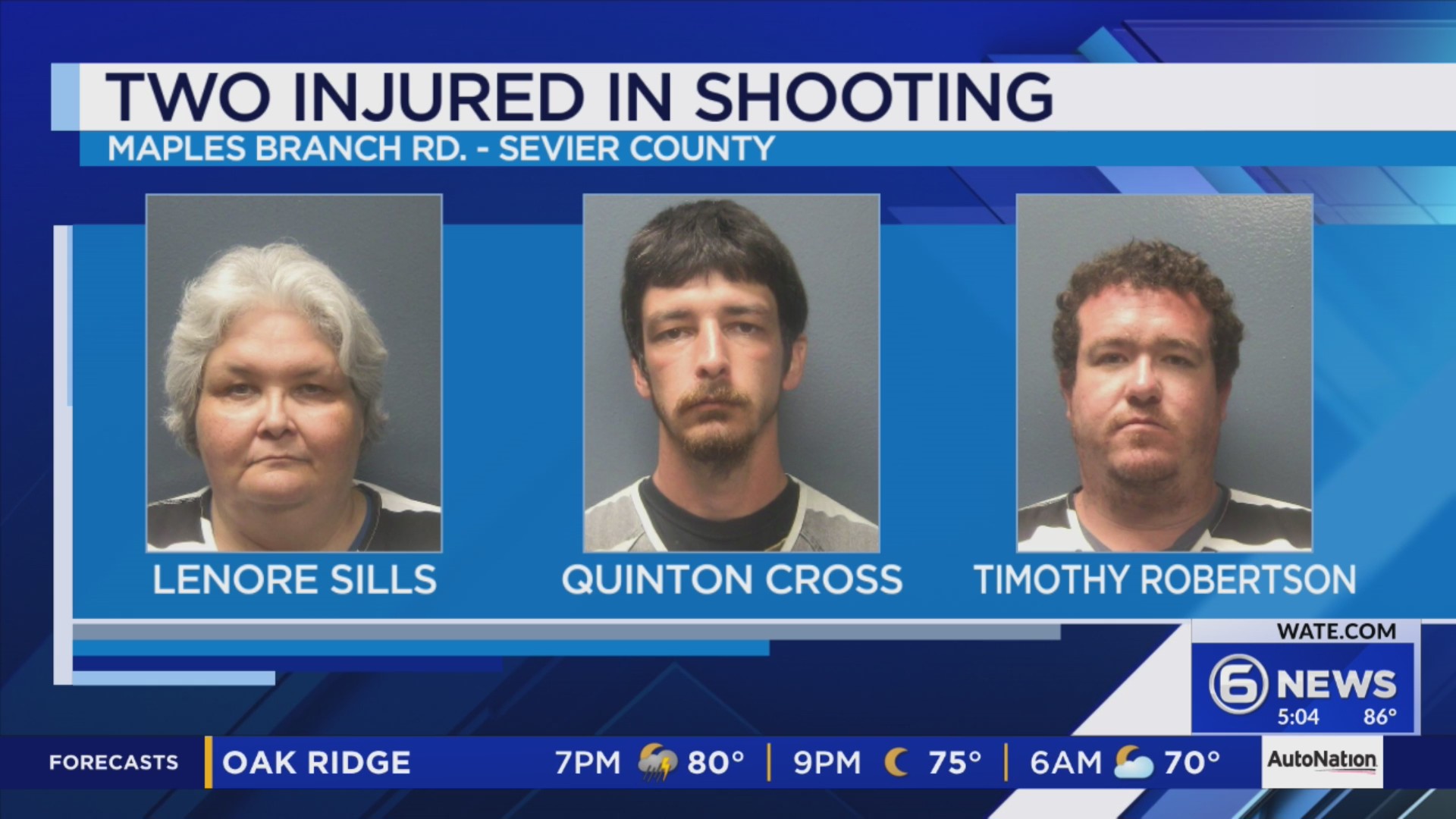 Three arrested after ‘planned, calculated’ shooting – WATE 6 On Your Side