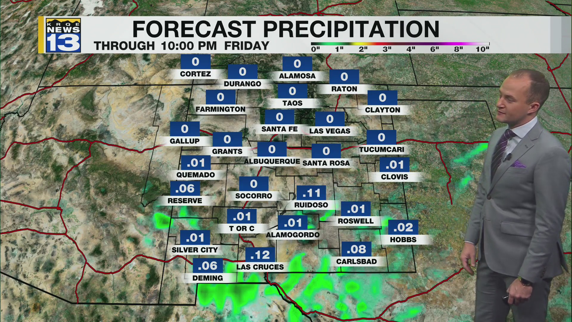 Rain moves into southern New Mexico Thursday – KRQE NEWS 13 – Breaking ...