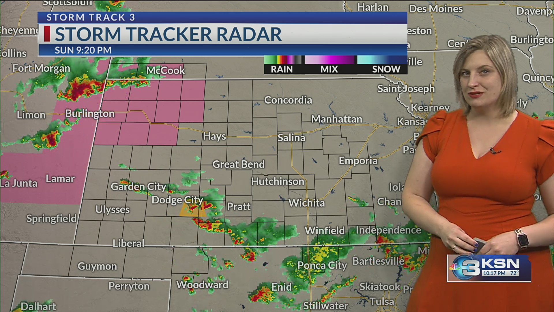 Sunday 10 PM Forecast Update – KSN-TV