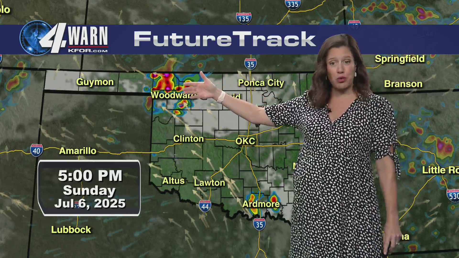 Emily Sutton details the next rounds of rain and storms (7/5/25 6:15PM ...
