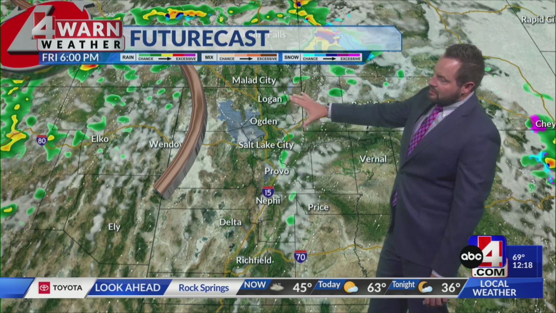 Weekend weather starts warm, ends with cool showers – ABC4 Utah
