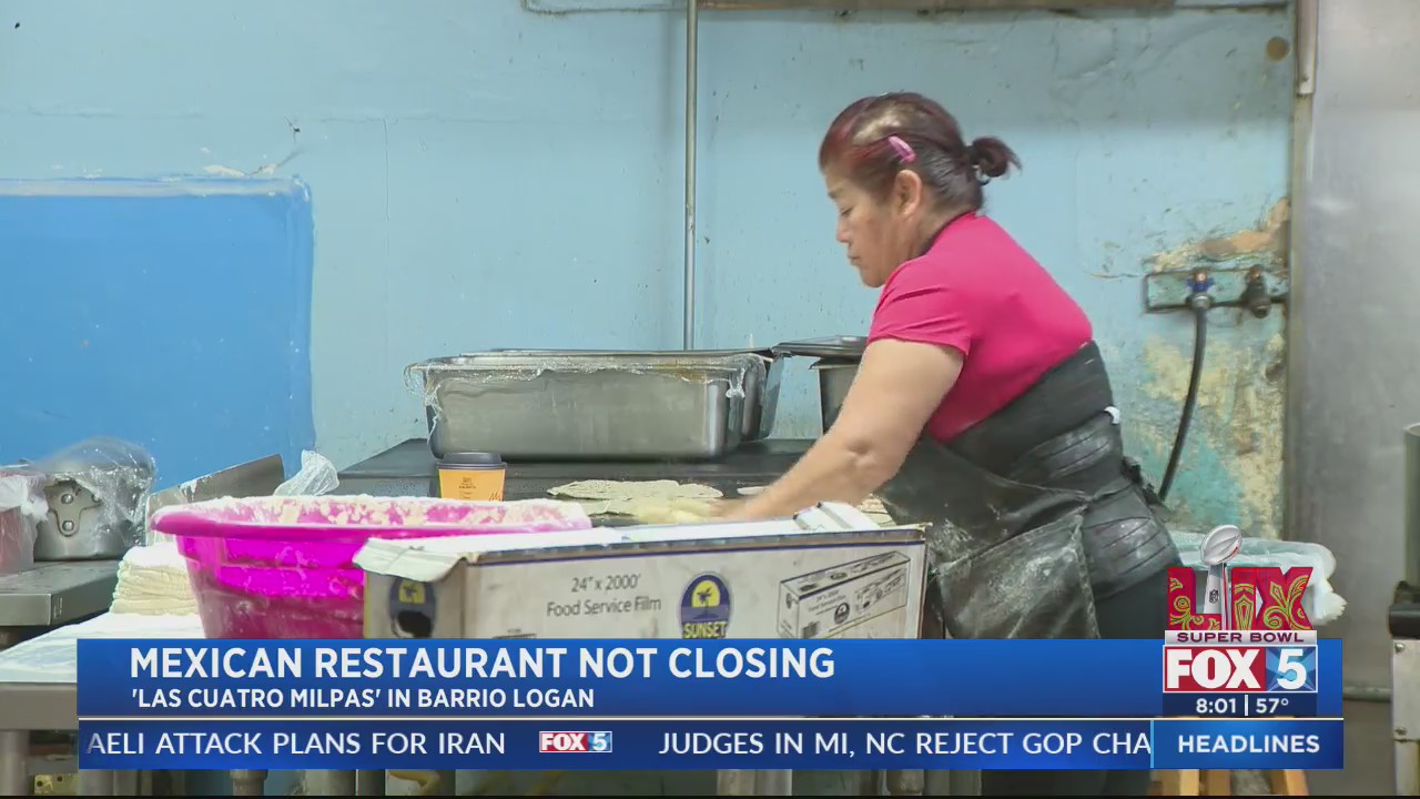 Las Cuatro Milpas is here to stay, owner says – FOX 5 San Diego & KUSI News