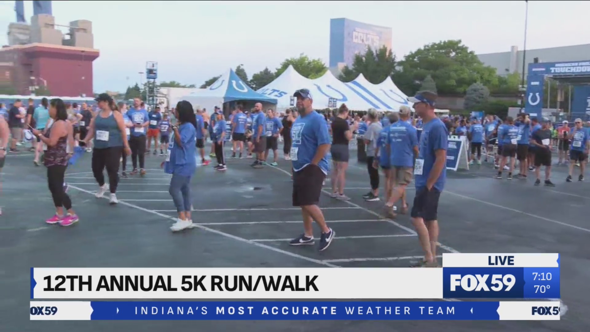 12th annual Indianapolis Colts 5K Run/Walk back in Indy – Fox 59
