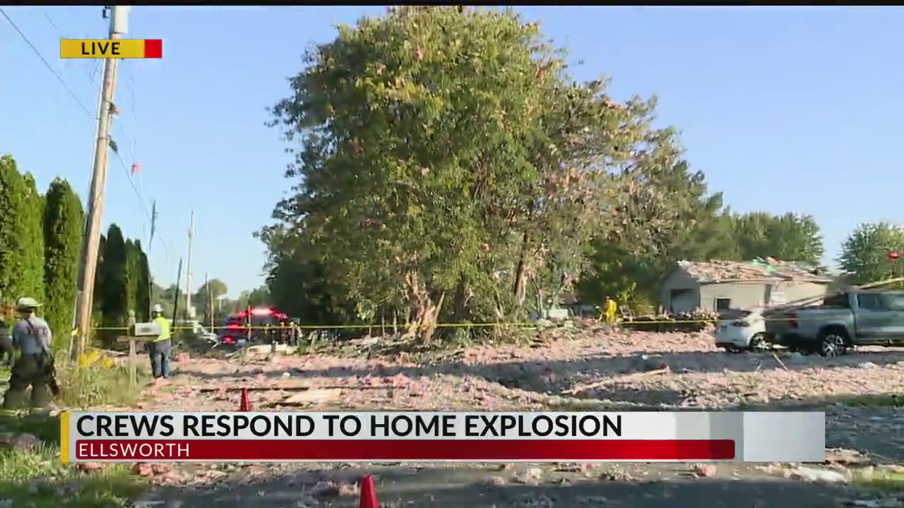Emergency crews responding to Ellsworth house explosion – WTRF