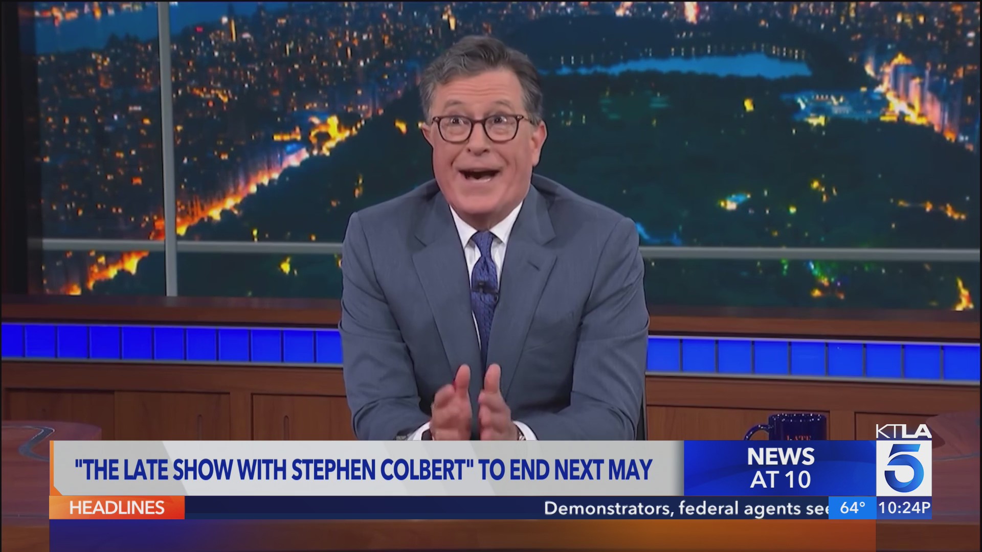Stephen Colbert’s “The Late Show” ending next May – KTLA