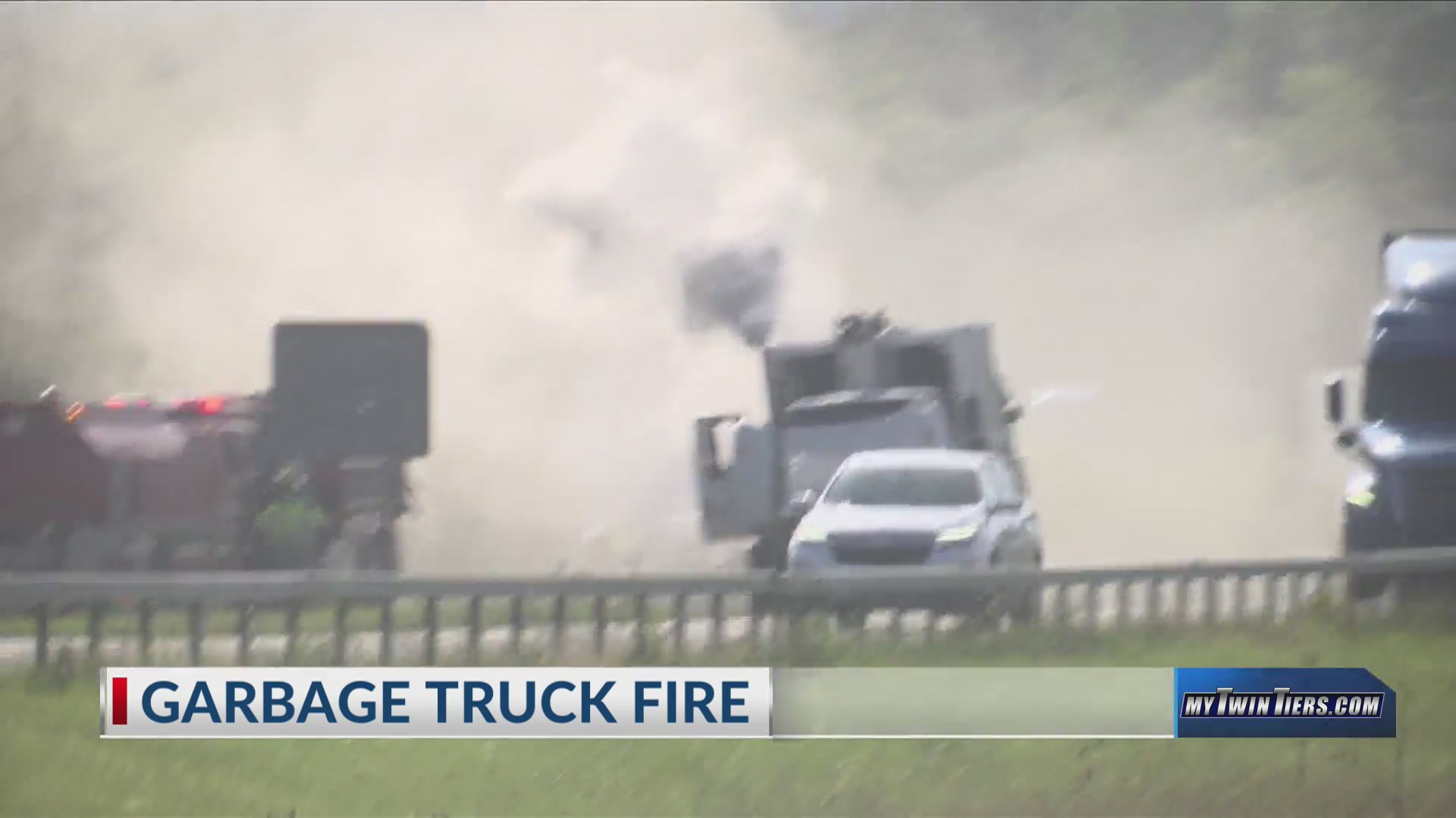 Garbage truck catches fire on I-86 Wednesday morning – WETM ...