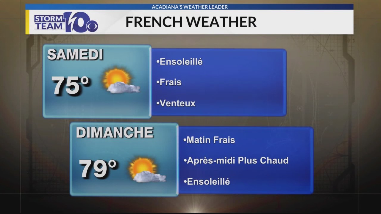 Evangeline Elementary French Immersion Student gives you this weekend’s ...