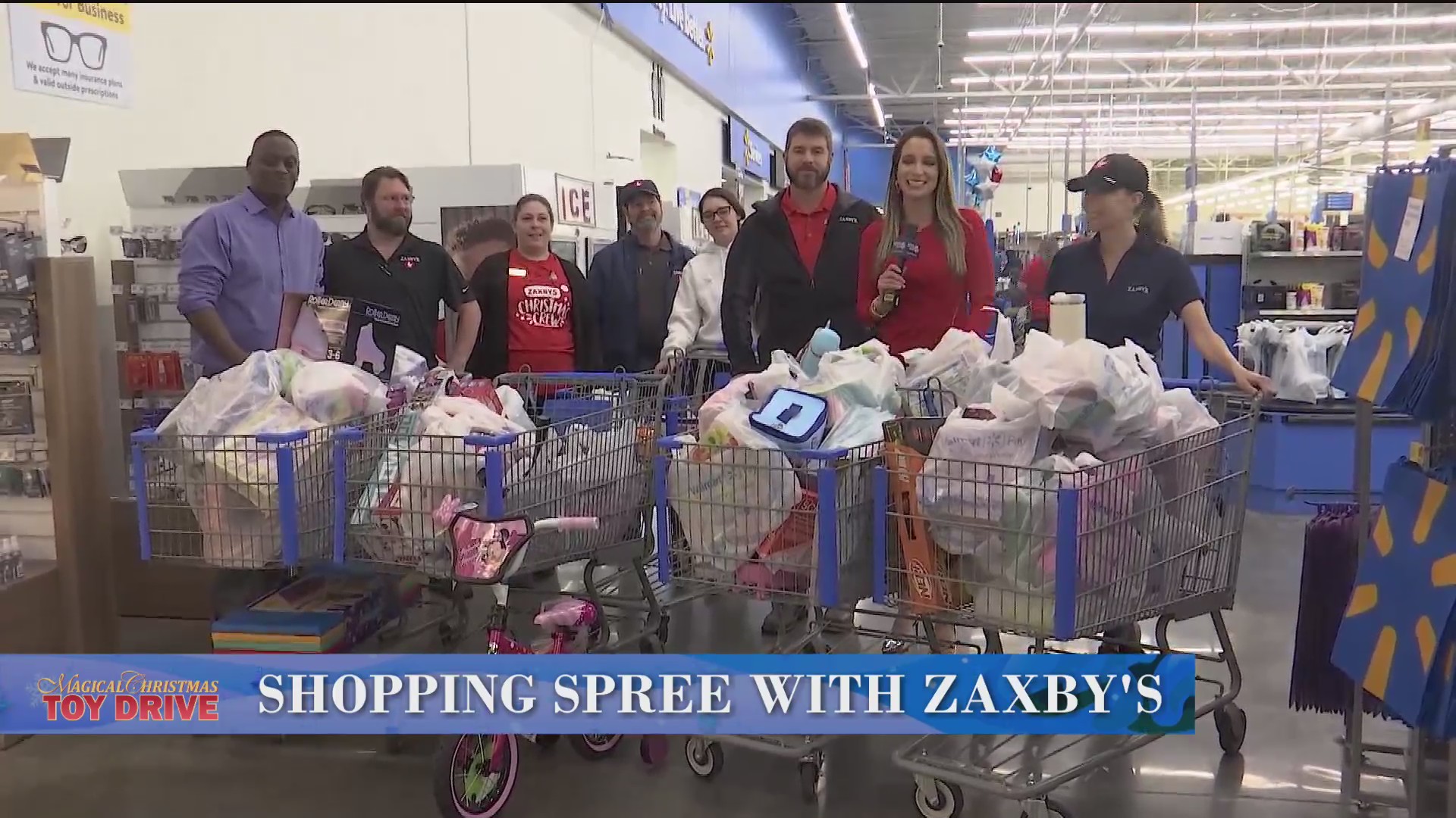 Zaxby’s goes on a shopping spree for the Magical Christmas Toy Drive ...