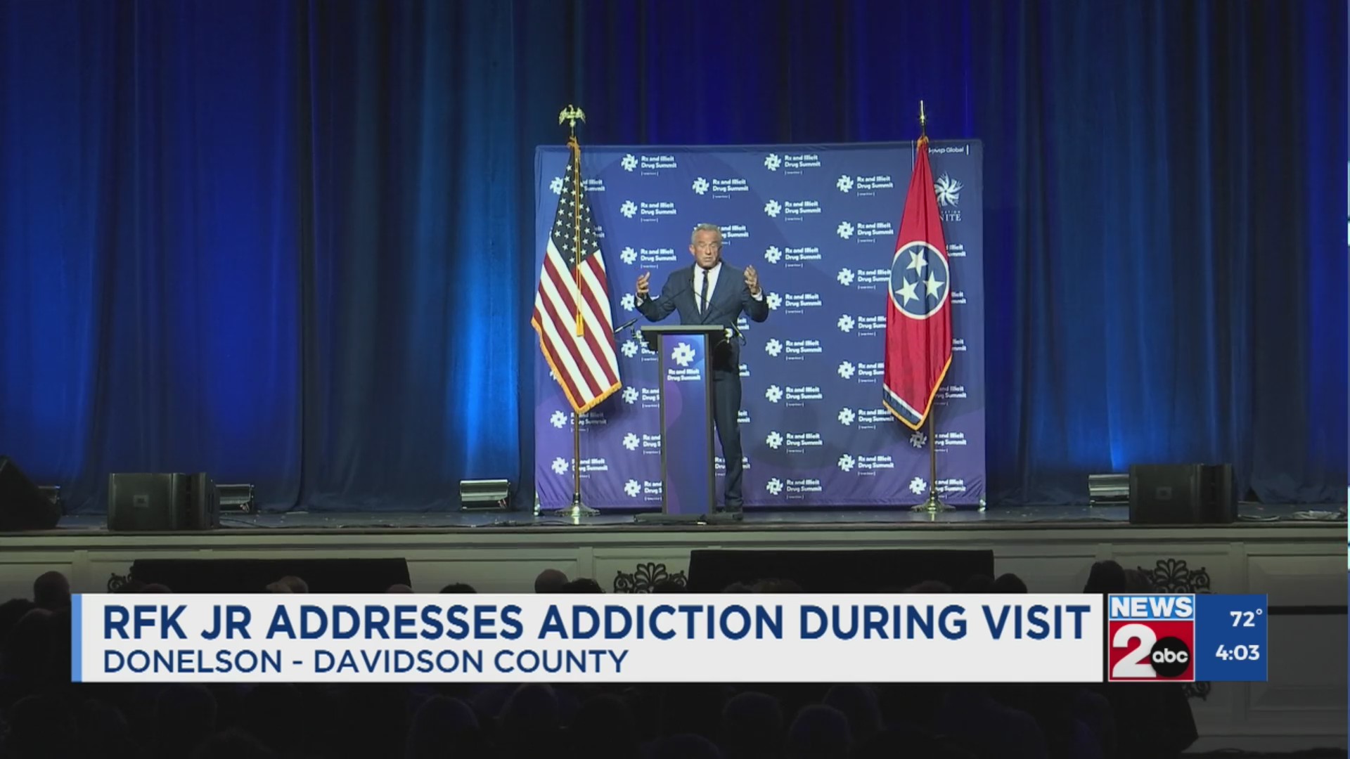 RFK Jr. addresses addiction during Nashville visit – WKRN News 2