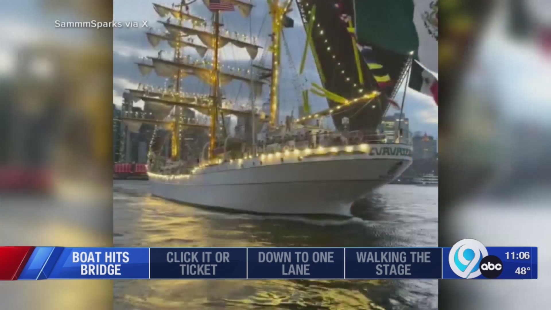 Two killed after Mexican Navy Ship hits Brooklyn Bridge – WSYR