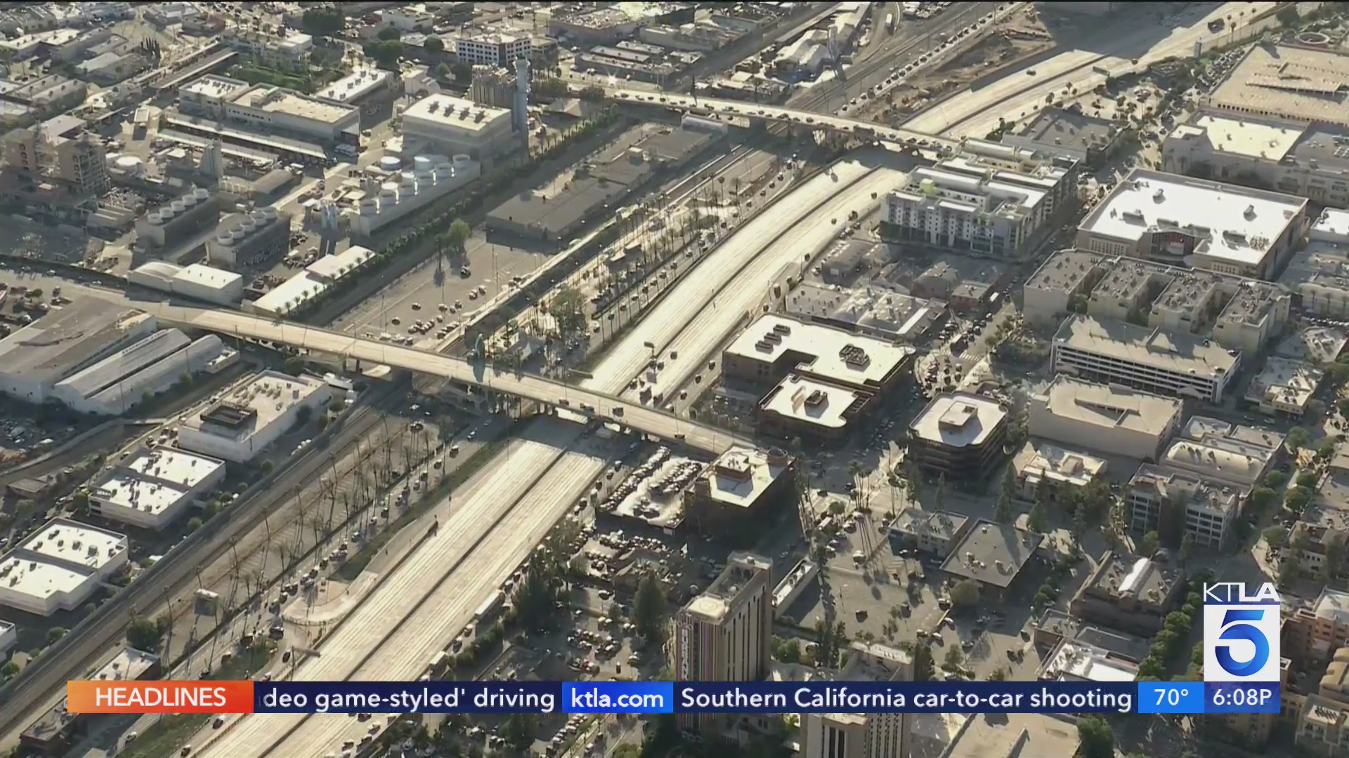 5 Freeway lanes in Burbank shut down due to police activity – KTLA