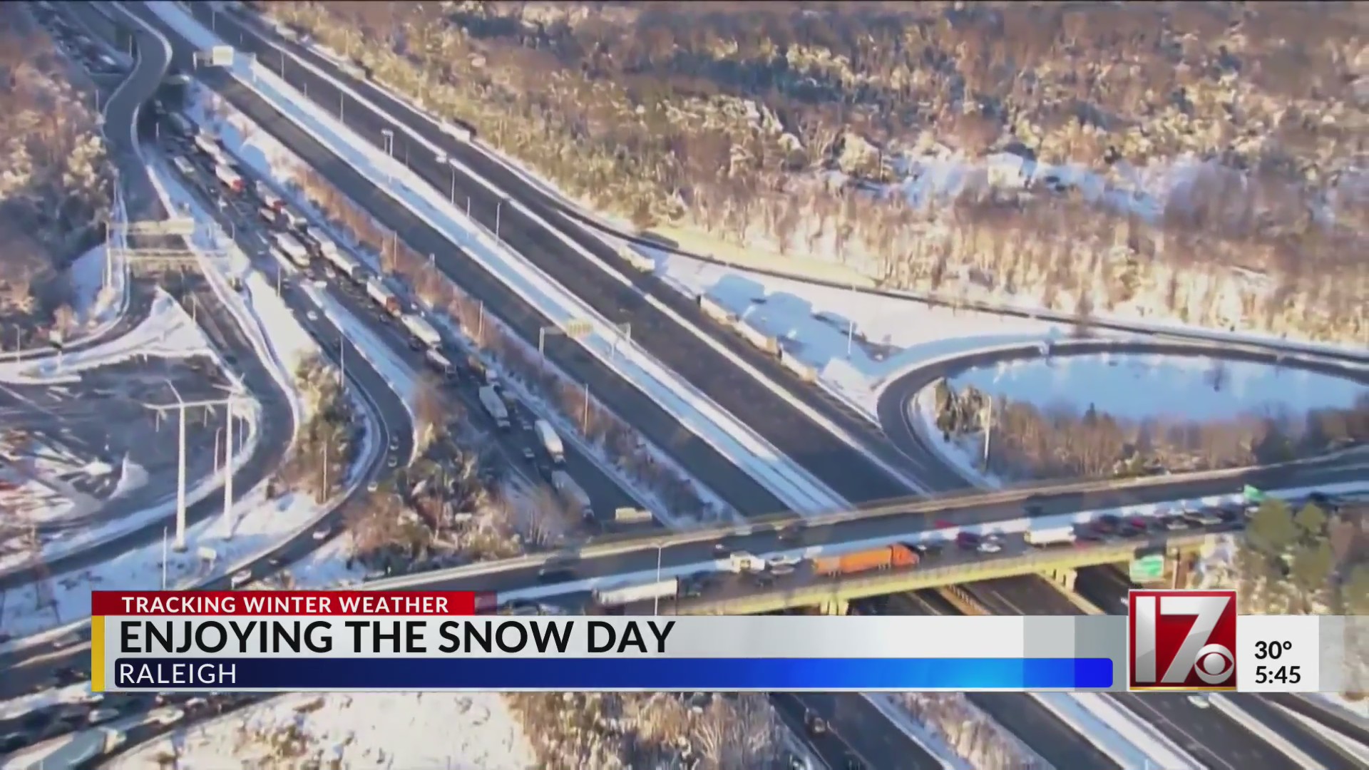 Enjoying the snow day in Raleigh – CBS17.com