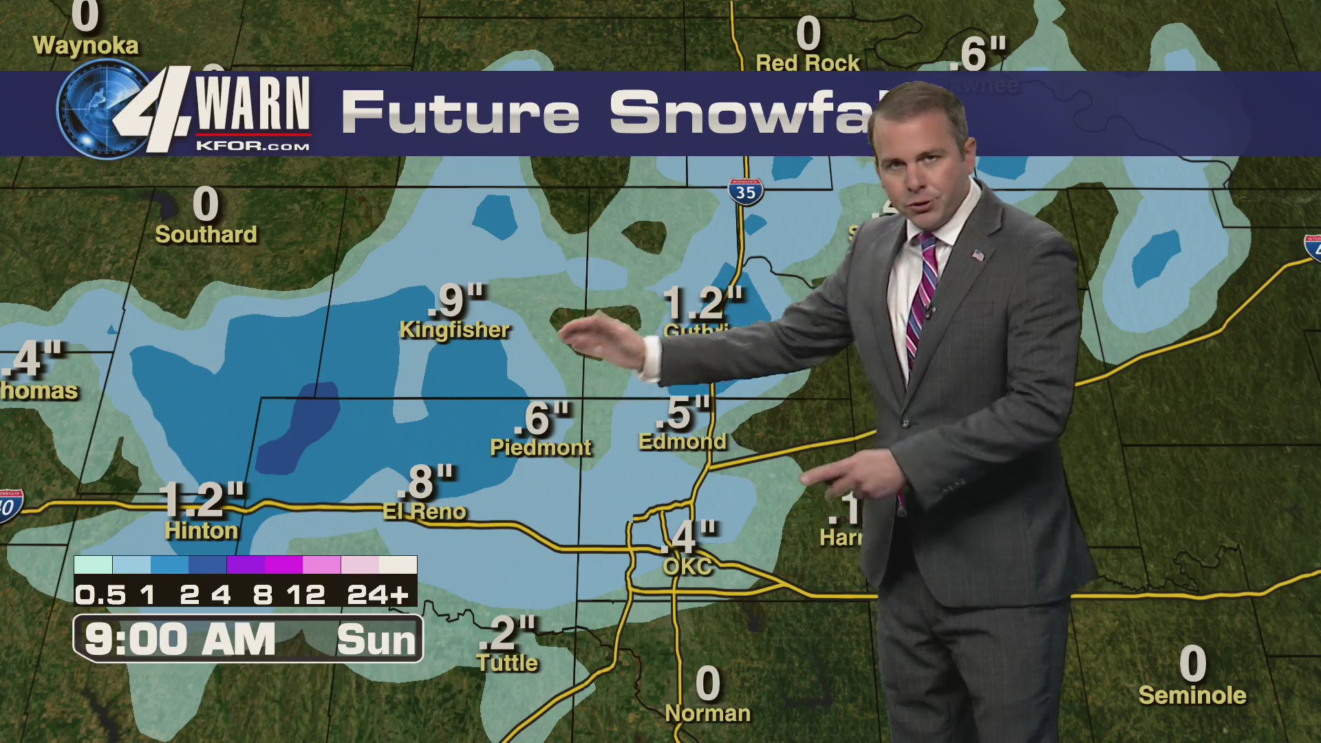 Aaron Brackett has the latest on our late season snow! – KFOR.com ...