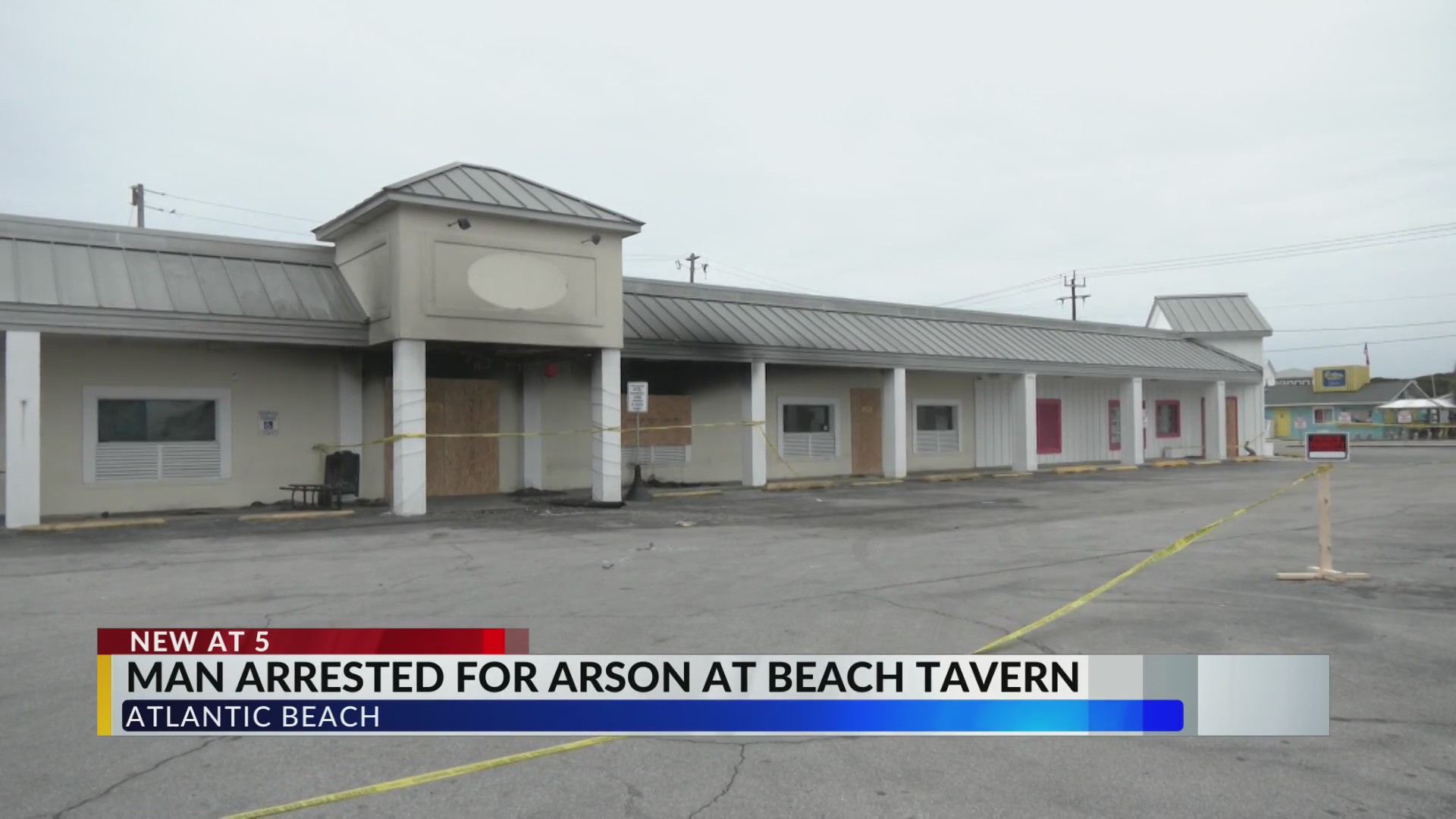Suspect involved with Beach Tavern Bar and Grill fire arrested – WNCT