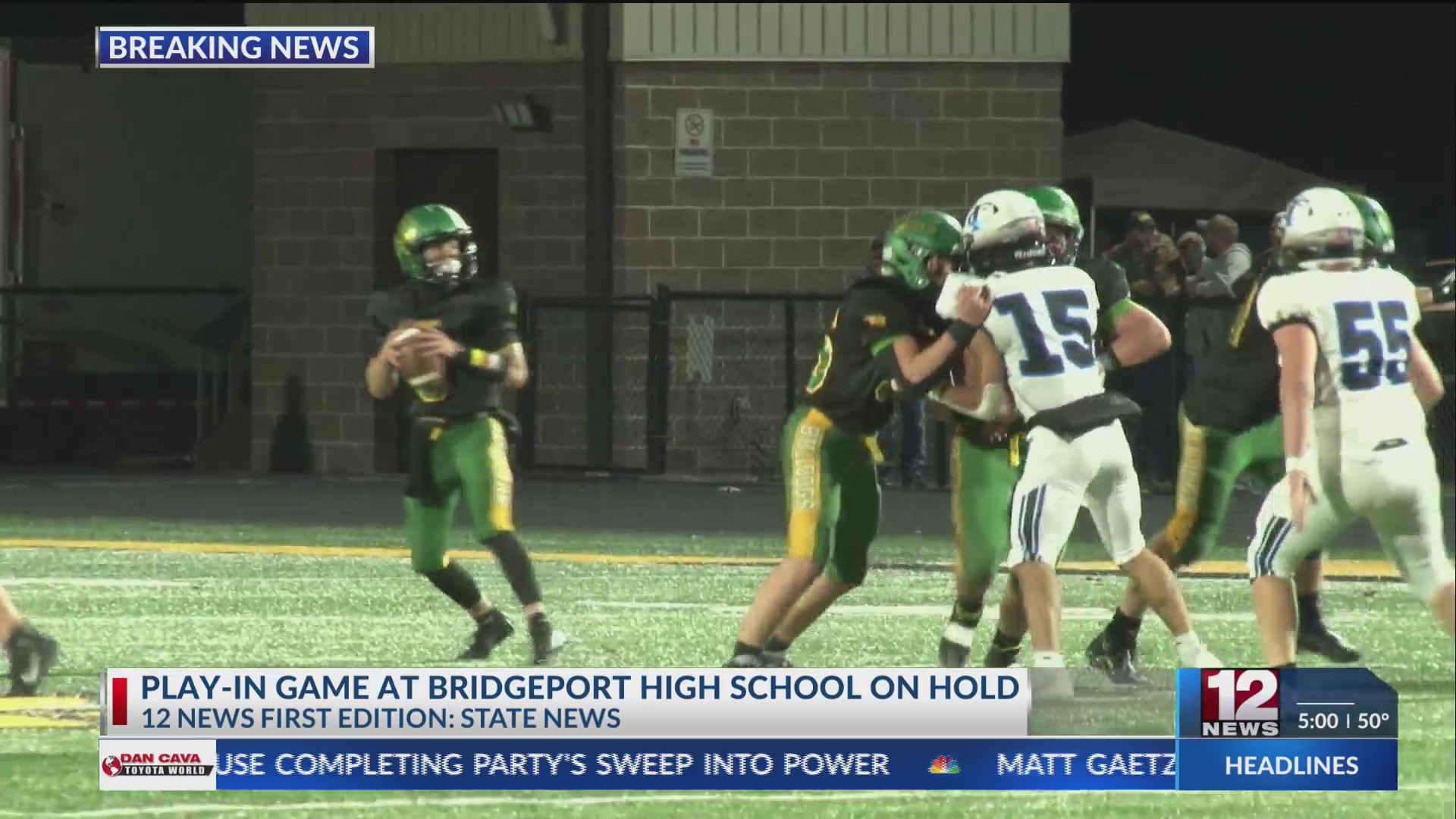 AAA football play-in game at Bridgeport High School in legal limbo ...