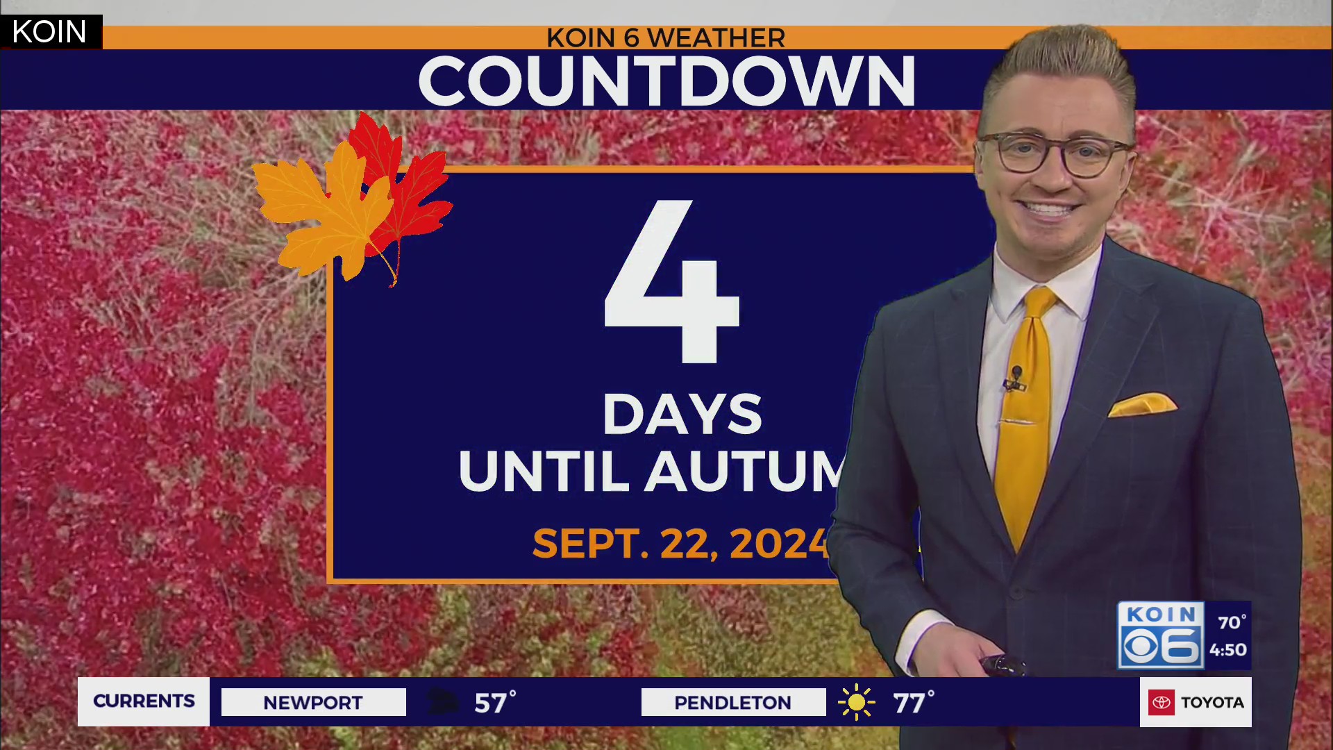 Fall-like conditions fade around Portland – KOIN.com