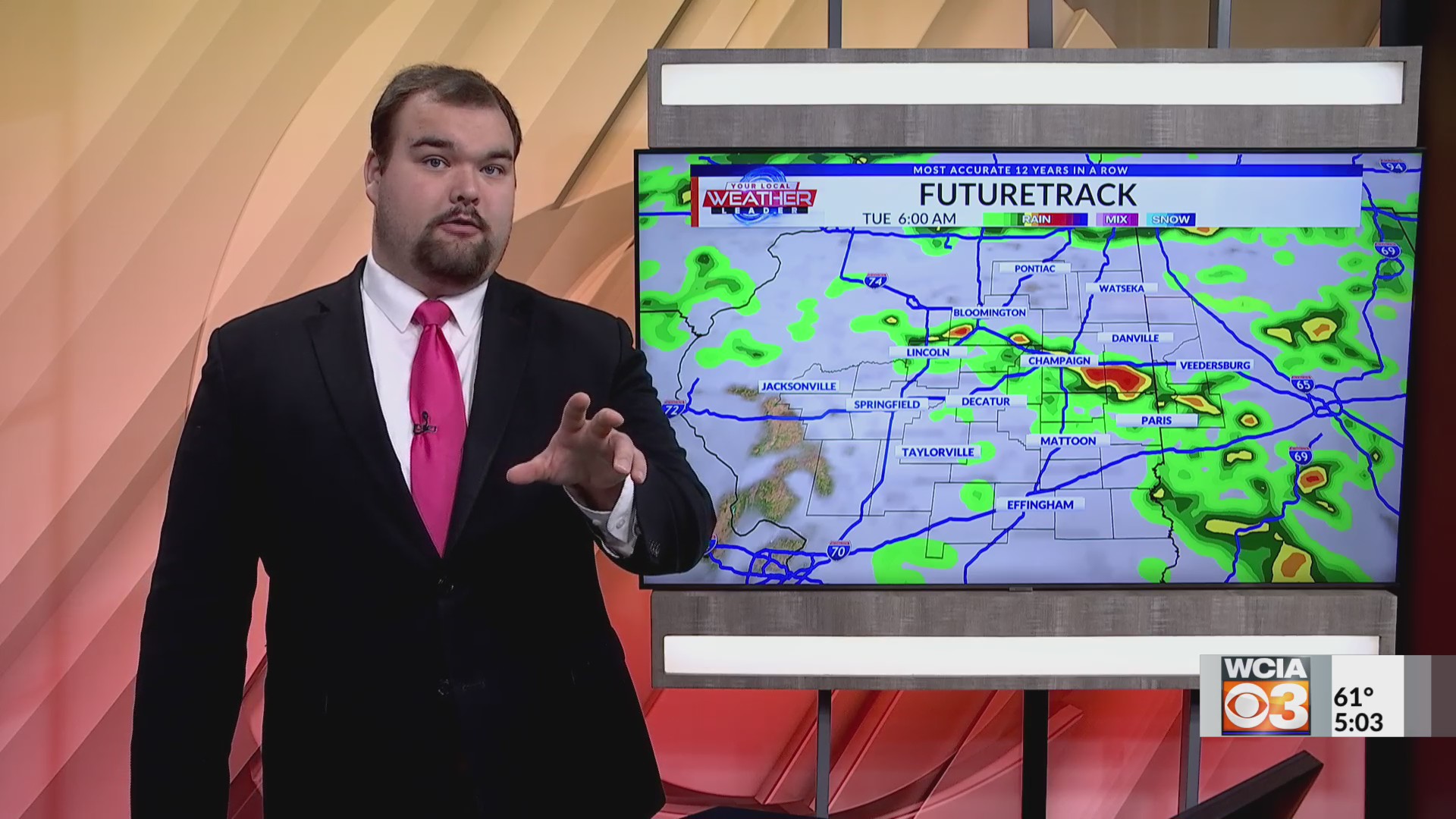 Weather Now: Wet Start to New Work Week – WCIA.com