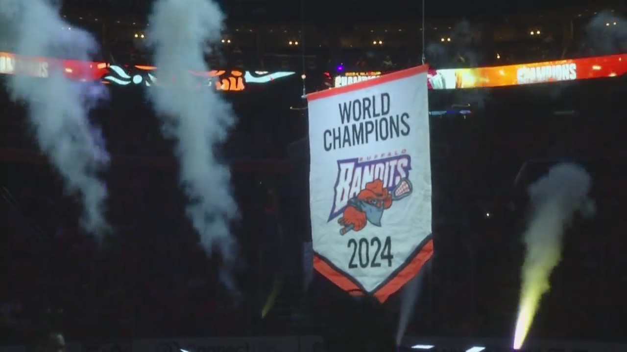 Buffalo Bandits win home opener, raise championship banner – News 4 Buffalo