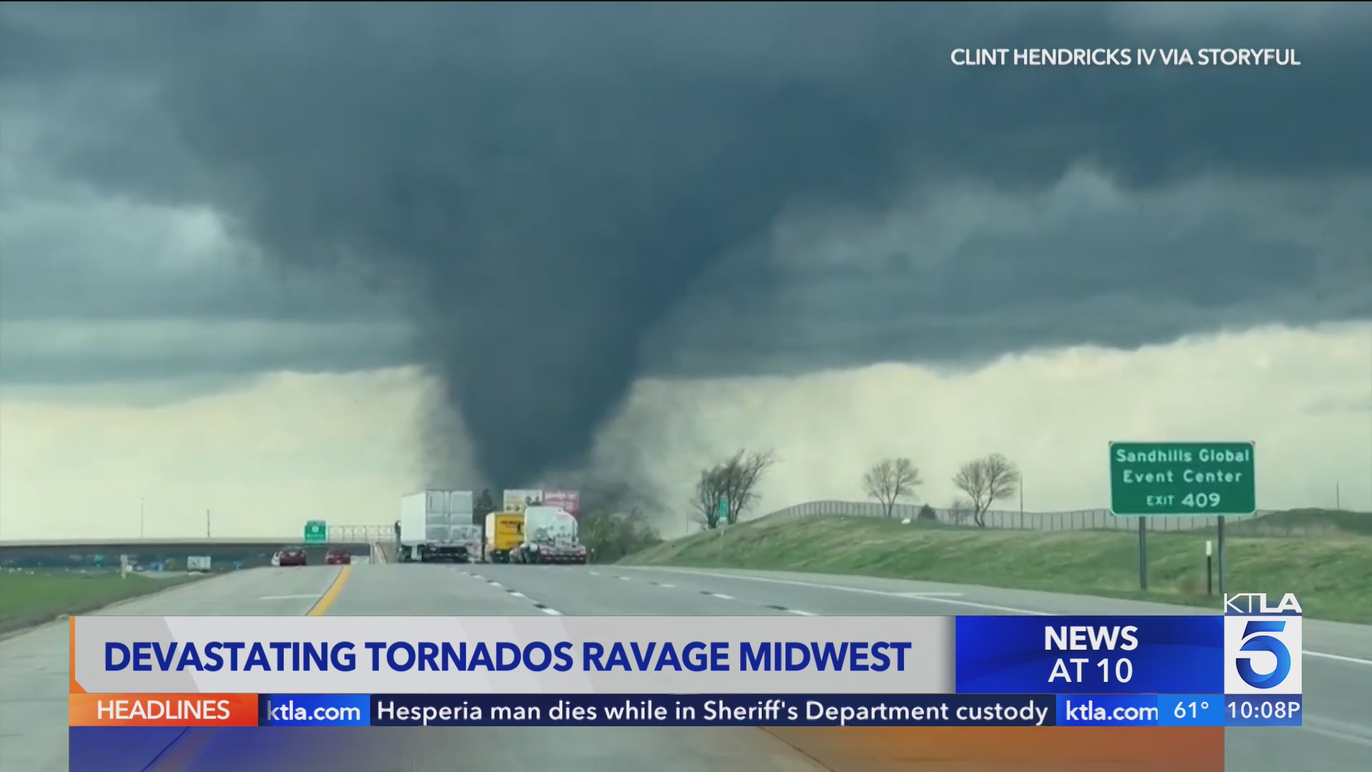Tornado tears through Nebraska, causing severe damage to homes – KTLA