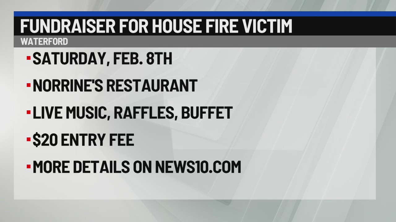 Fundraiser for Waterford house fire victim – NEWS10 ABC