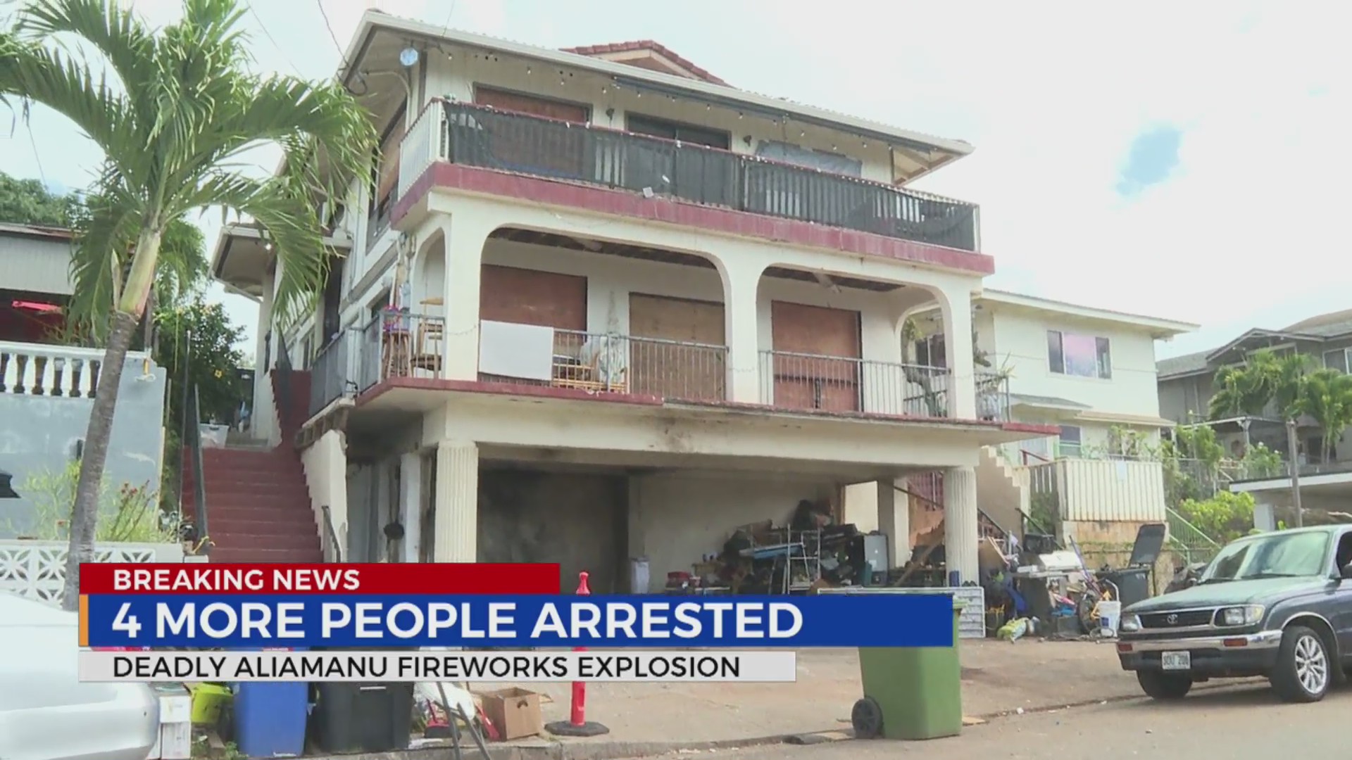 Four more arrested in connection to Aliamanu explosion – KHON2