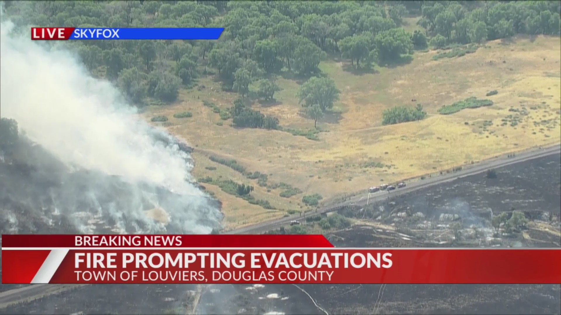 Immediate evacuations requested in Louviers due to multiple fires ...