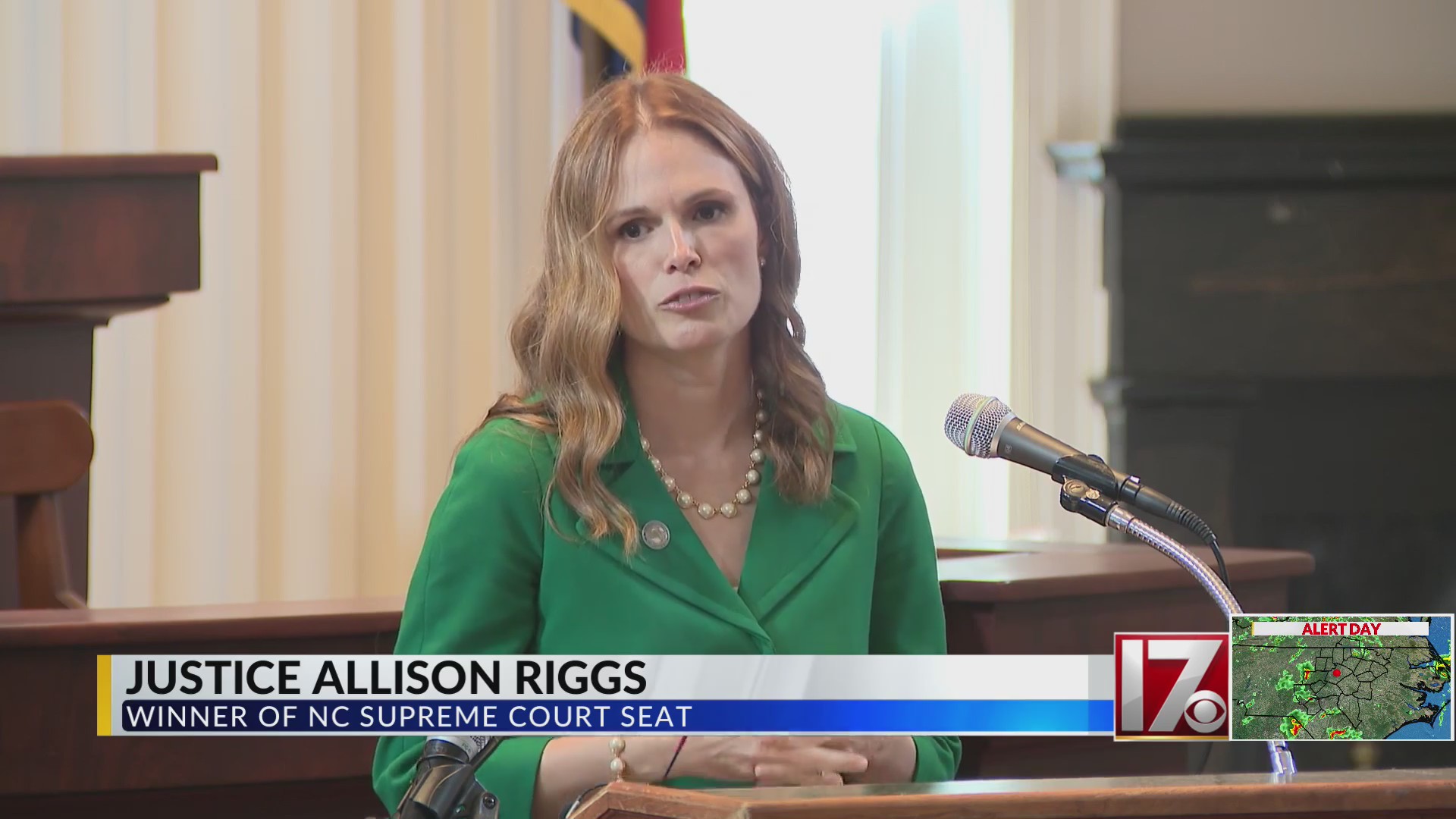 Justice Allison Riggs sworn in to NC Supreme Court after election ...
