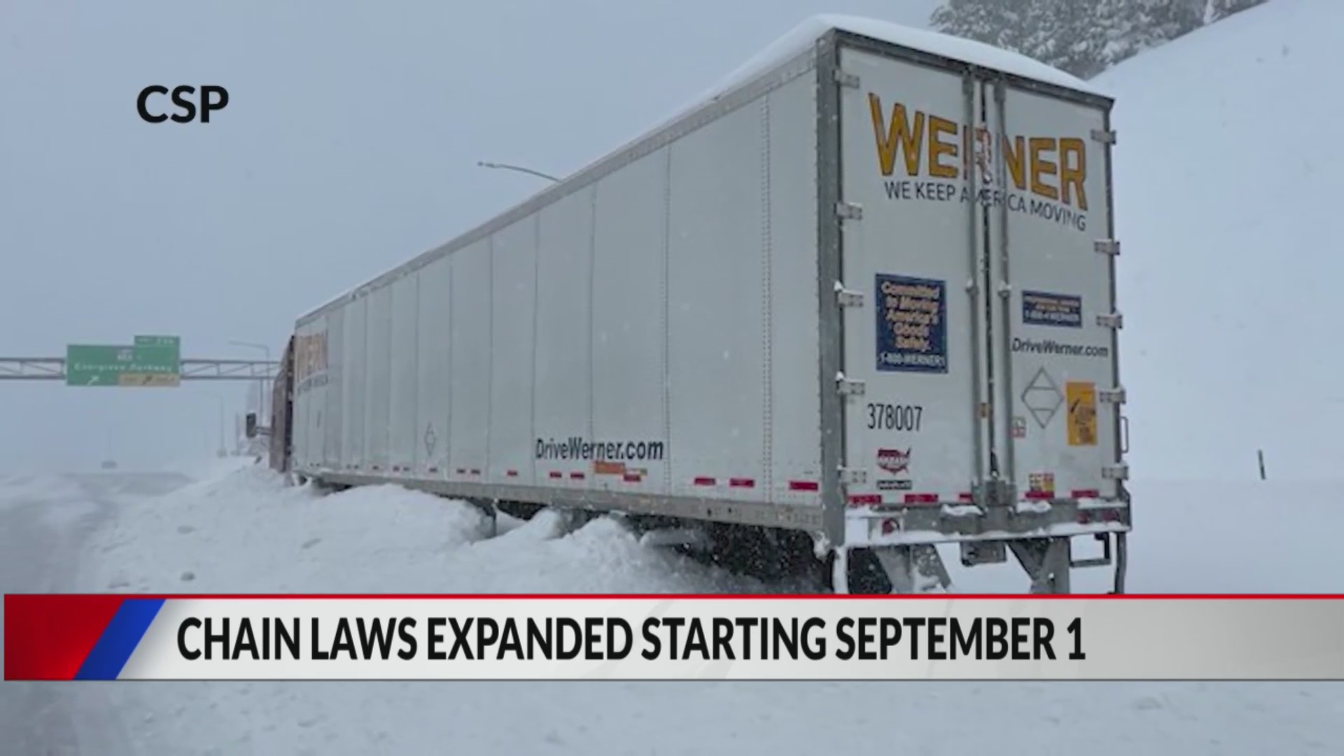 Chain law in effect for truck drivers on certain Colorado highways ...