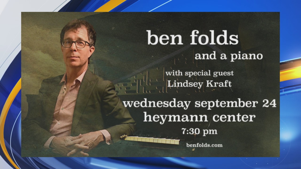 Ben Folds performance coming to the Heymann Center – KLFY.com