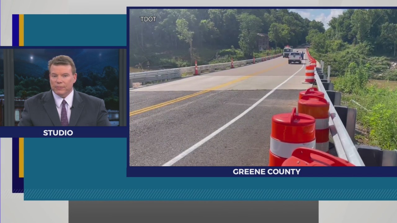 Chuckey Pike bridge fully reopens to traffic – WJHL | Tri-Cities News ...