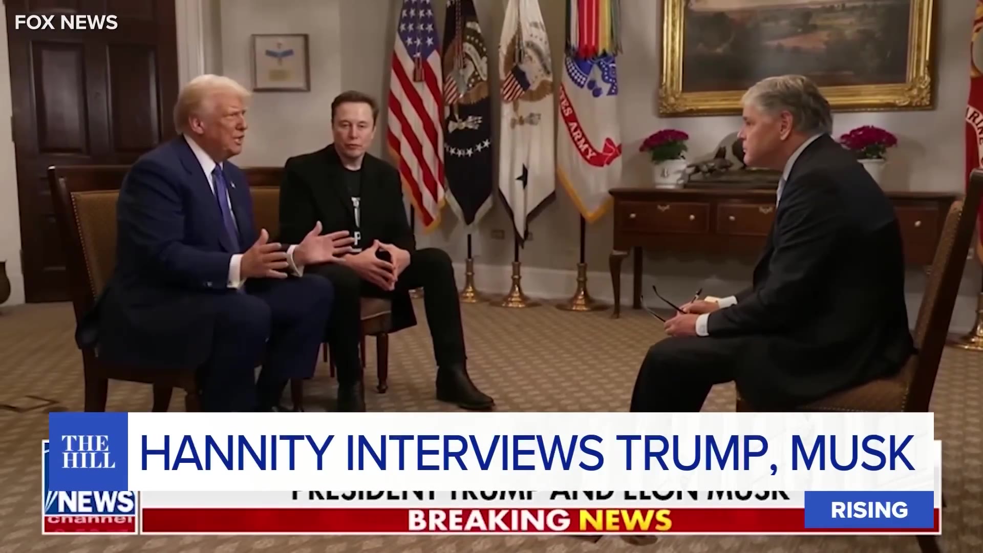 The Fox interview: President Trump and Elon Musk show off their ...