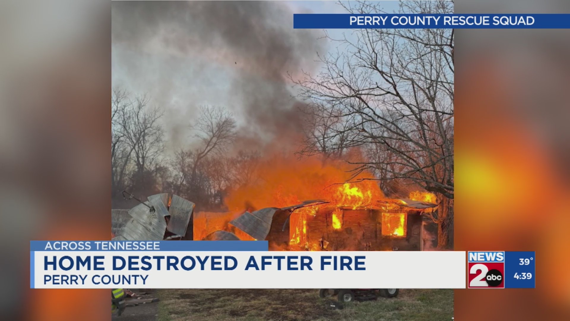 Perry County home destroyed after fire – WKRN News 2