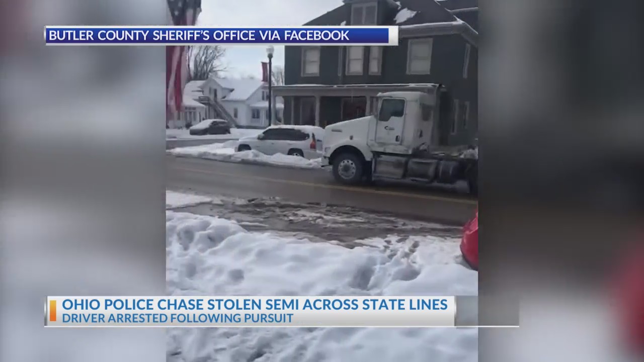 Ohio police chase stolen semi across county lines – NBC4 WCMH-TV