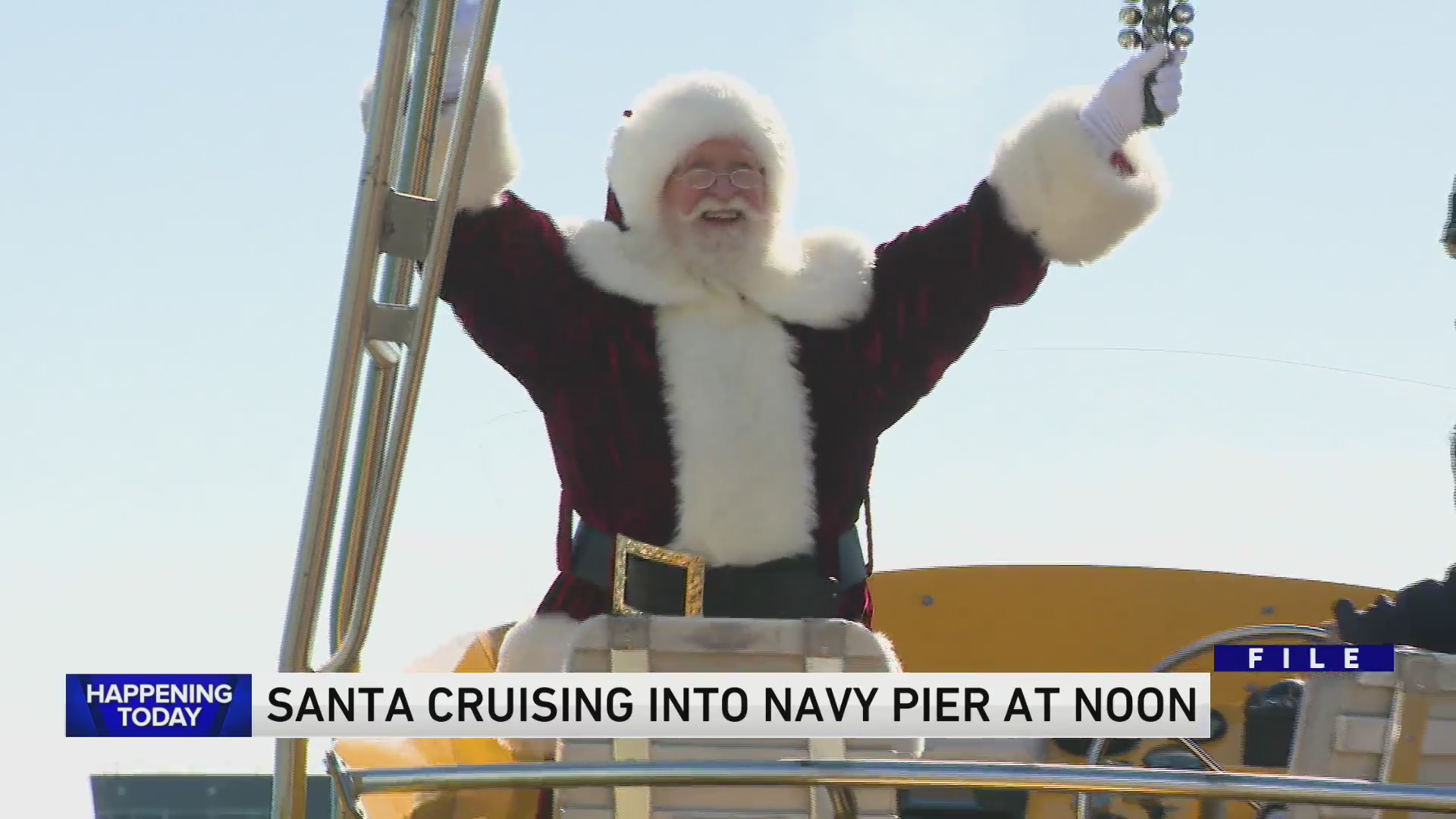 Santa Claus will cruise into Navy Pier in style Sunday, on a Seadog ...