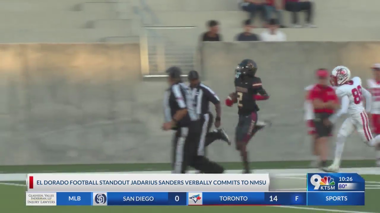 El Dorado football’s JaDarius Sanders verbally commits to NMSU – KTSM 9 ...