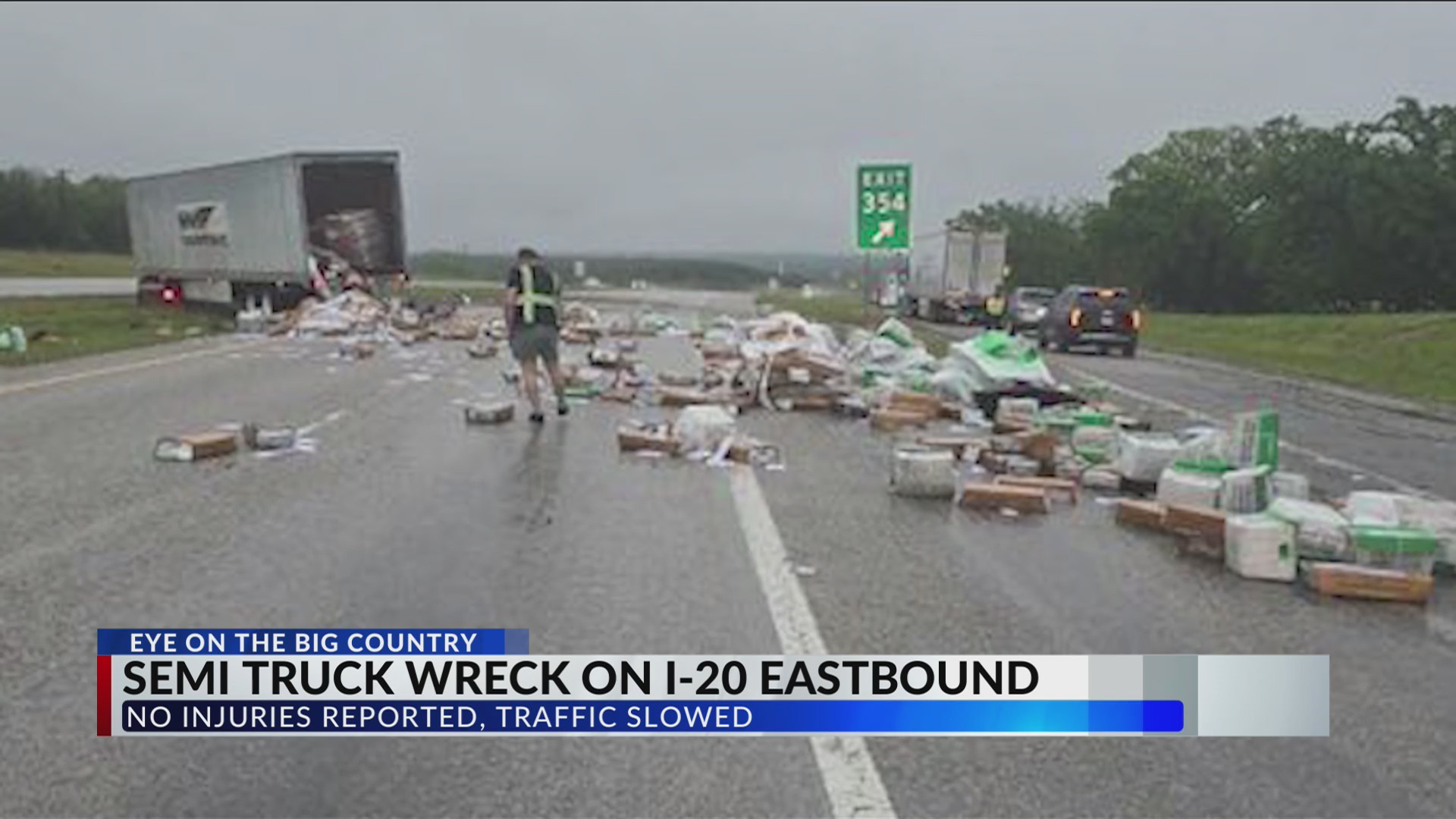 UPDATE: 2 crashes involving 18-wheelers block eastbound I-20 in Ranger ...