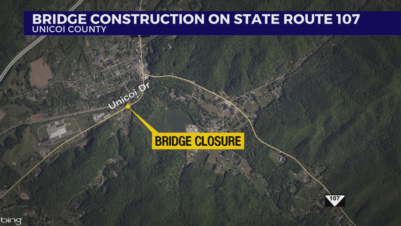 TDOT: Bridge replacement in Unicoi Co. to close part of Hwy 107 more ...