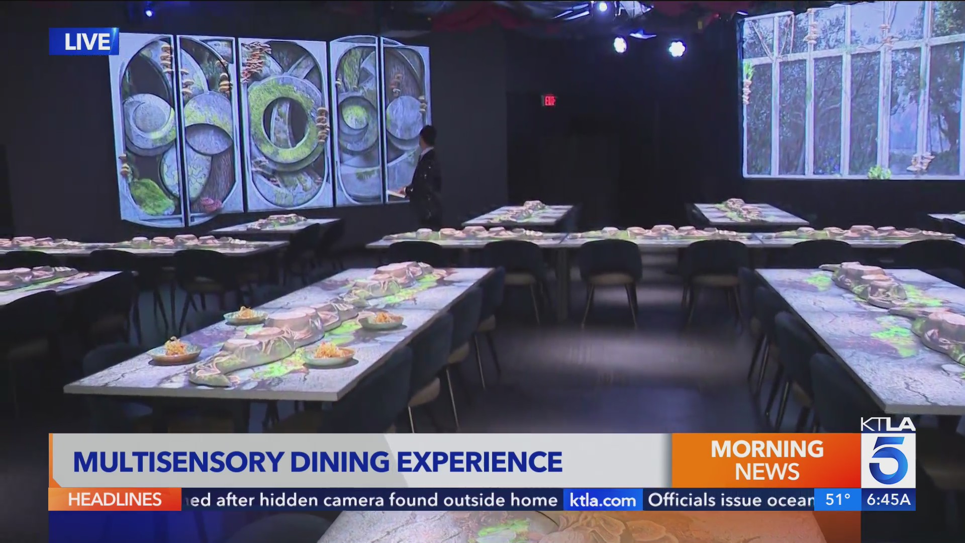 Explore a multisensory dining experience at The Gallery – KTLA