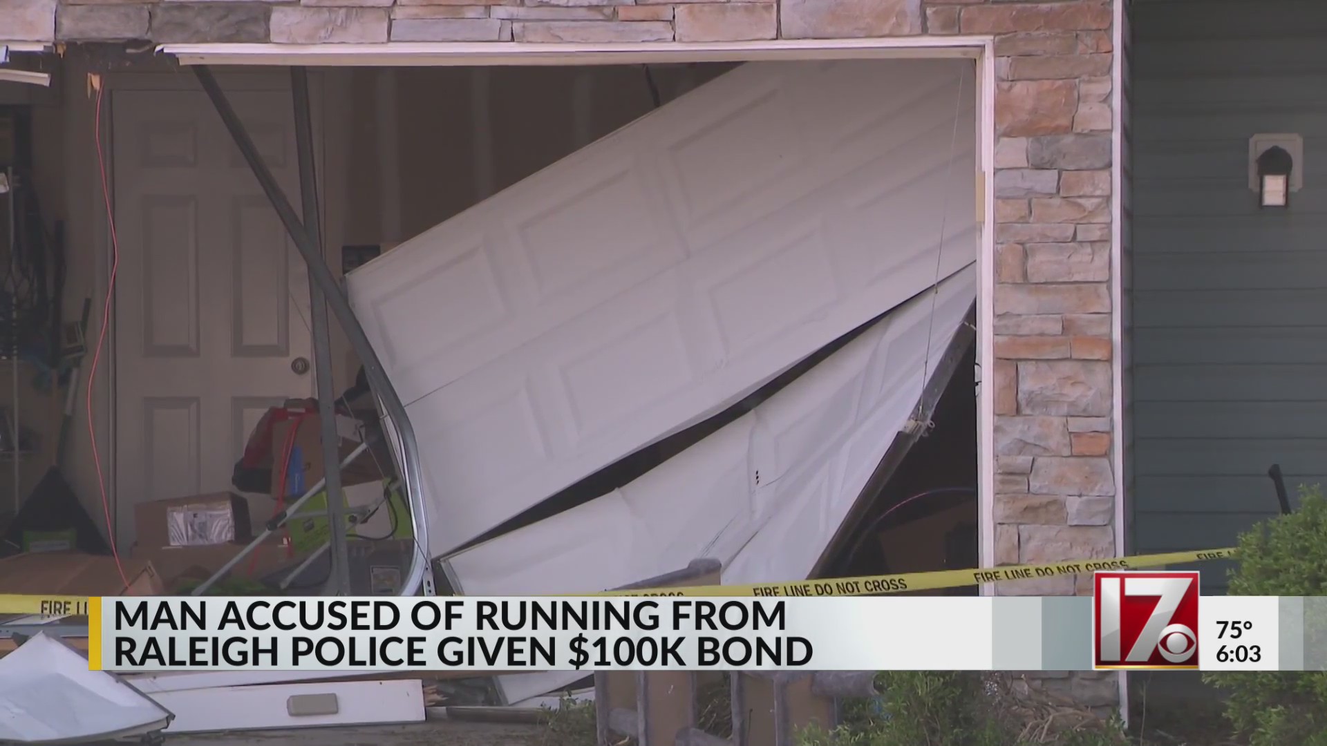 $100,000 bond for Raleigh robbery/chase suspect – CBS17.com