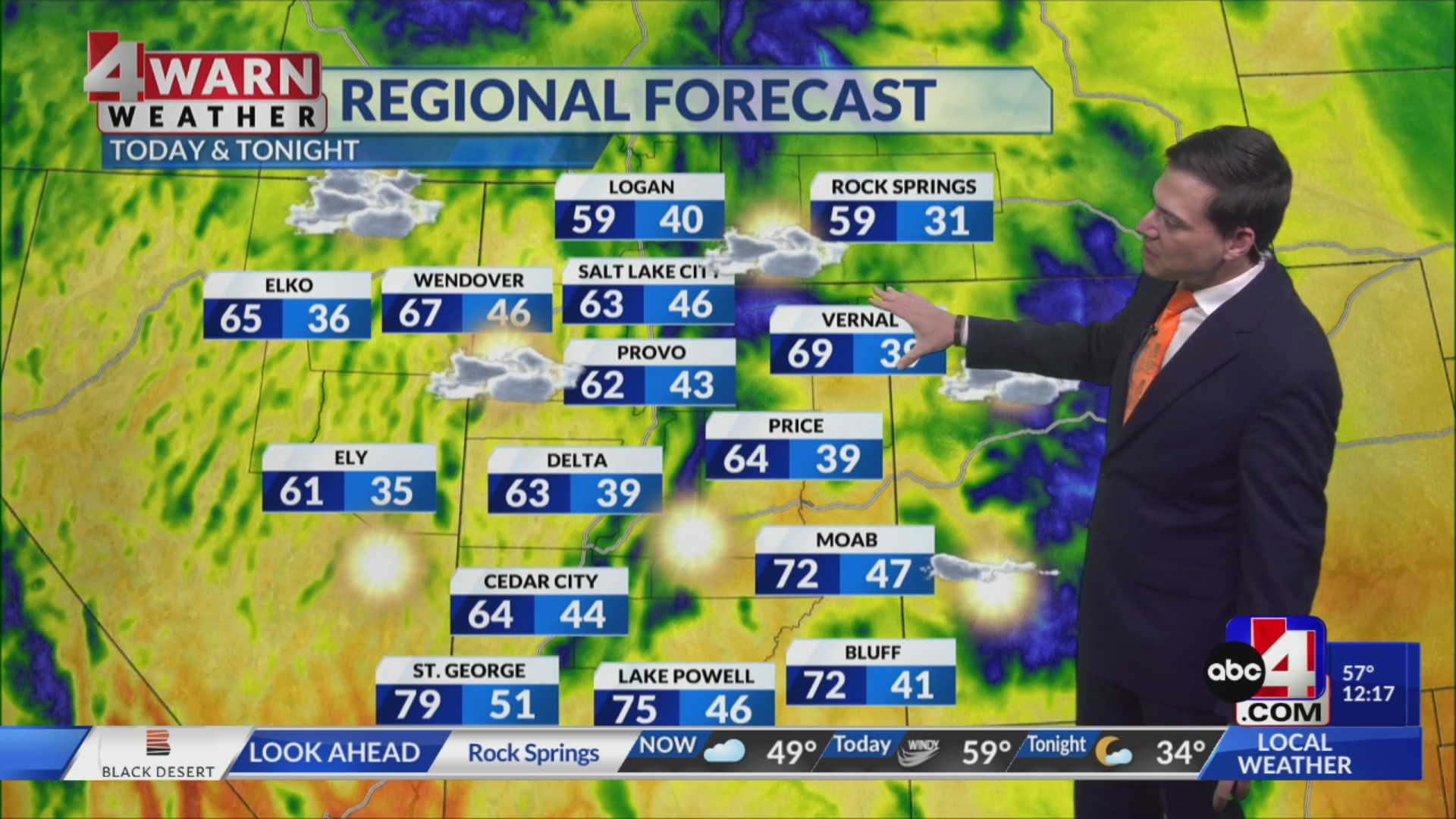 Seasonal Temps and Calmer Skies – ABC4 Utah