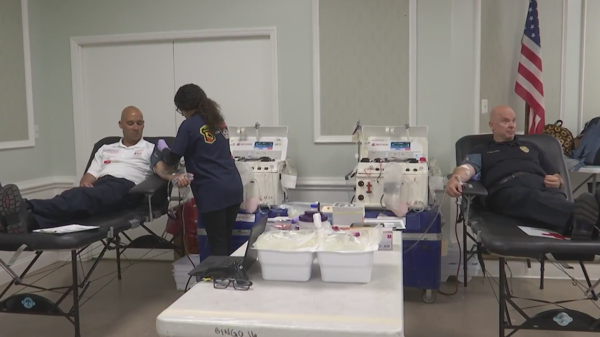 New Bern Police Department hosts United Badges Blood Drive – WNCT